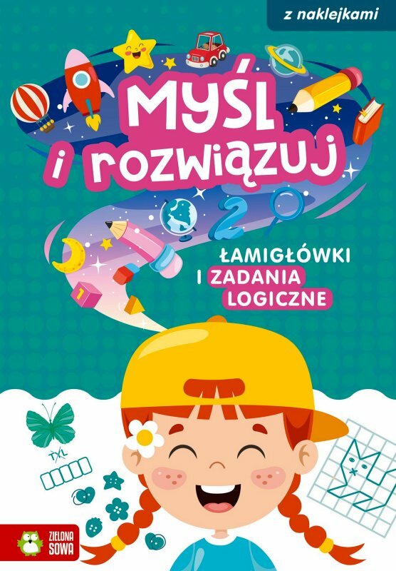 Książka Myśl i rozwiązuj. Łamigłówki i zadania logiczne - Panda Książka Myśl i rozwiązuj. Łamigłówki i zadania logiczne - Panda